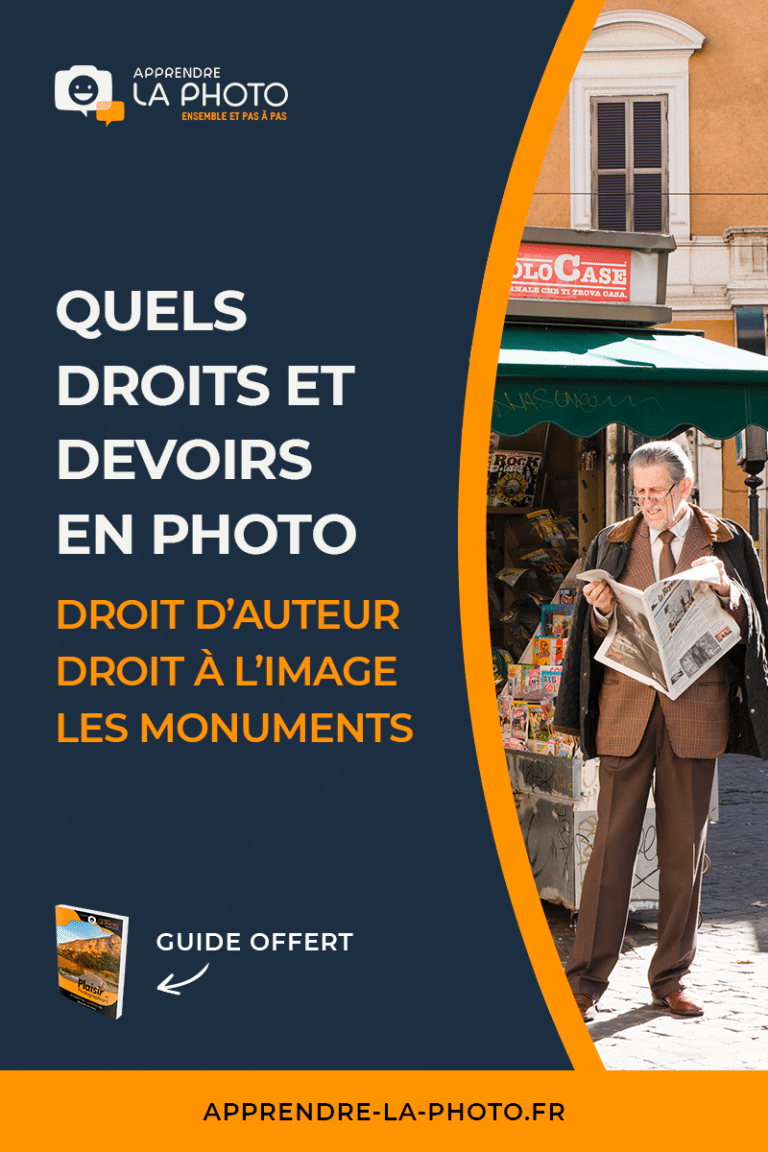 Le DROIT en PHOTO : droit d'auteur, copyright, droit à l'image