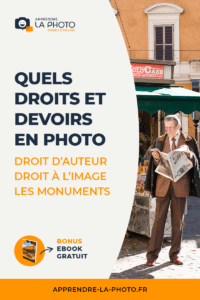 Le DROIT en PHOTO : droit d'auteur, copyright, droit à l'image