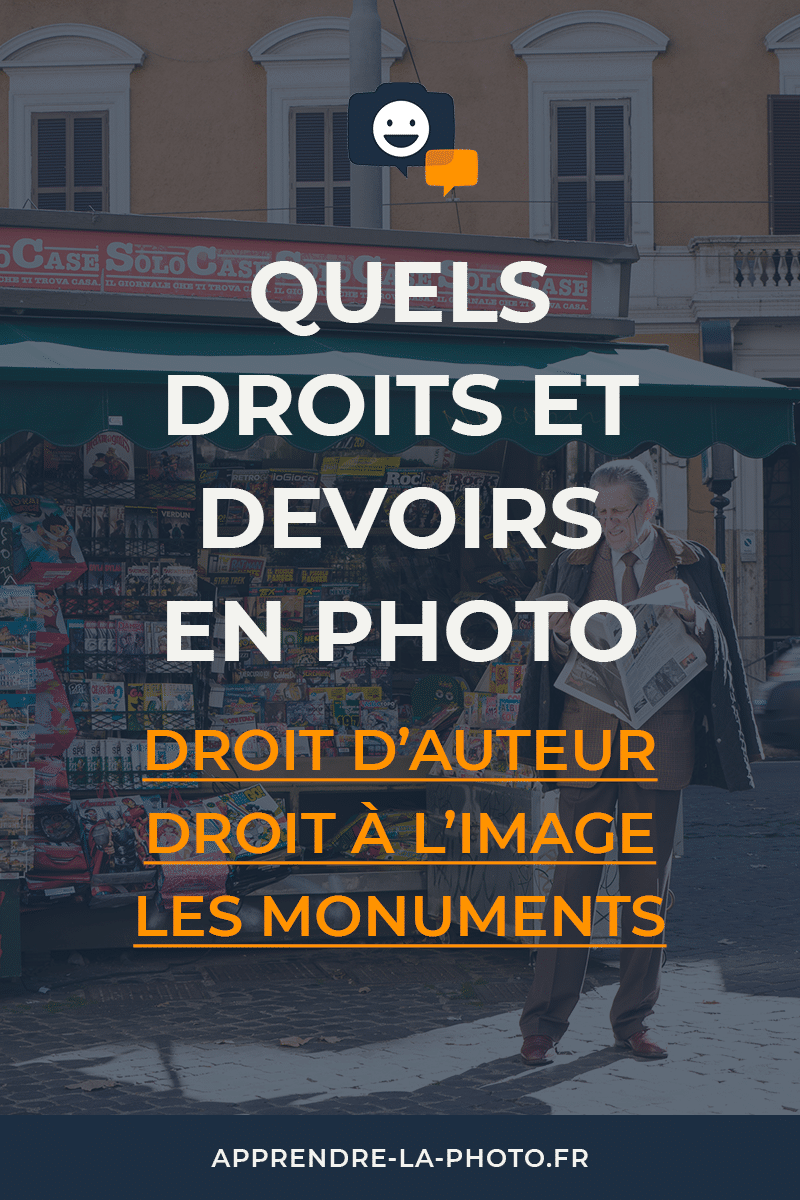 Le DROIT en PHOTO : droit d'auteur, copyright, droit à l'image