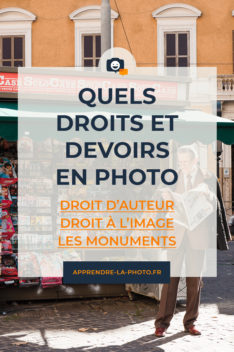 Le DROIT en PHOTO : droit d'auteur, copyright, droit à l'image